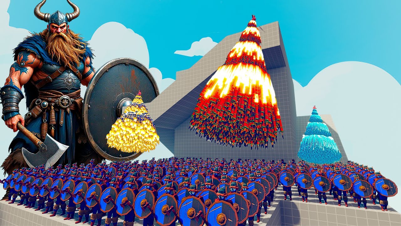 200x VIKING YEET vs 4x EVERY GOD - Totally Accurate Battle Simulator ...
