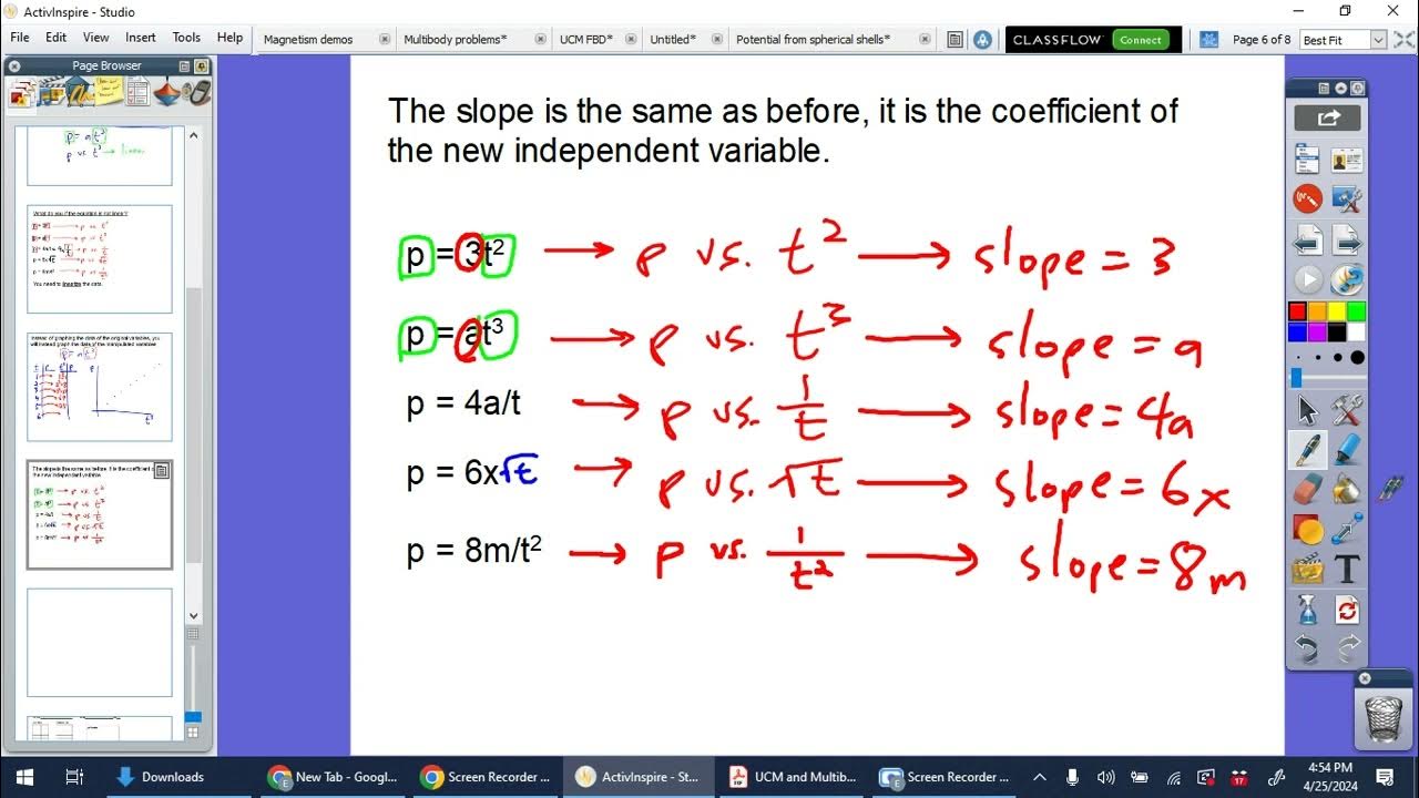 Data analysis Part 2 Linearization - YouTube