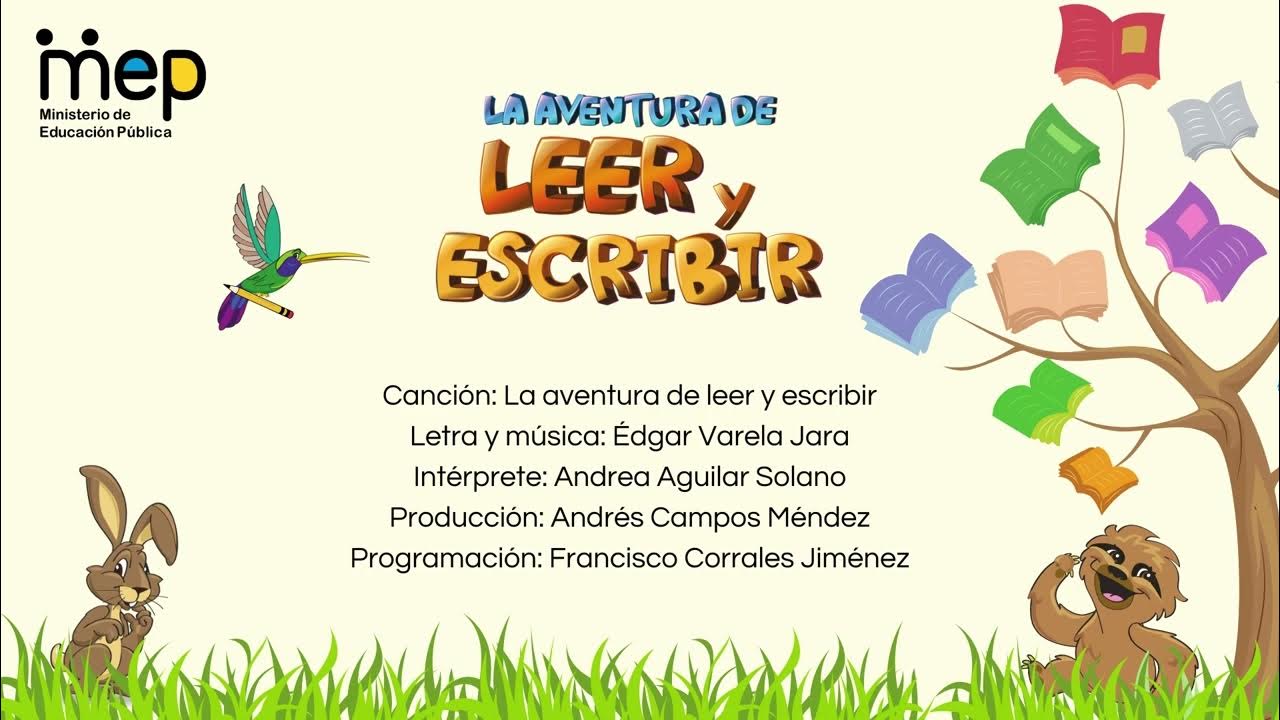 Canción 1. La aventura de leer y escribir. - YouTube