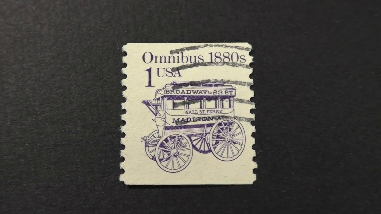 Omnibus 1880s 1 Cent Stamp Shop | centralcountiesservices.org