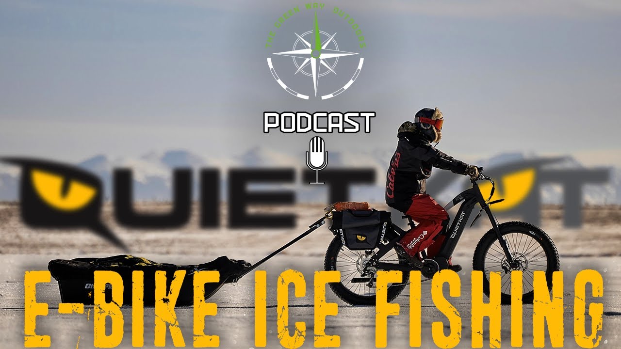 Ice Fishing on an E-bike - The Green Way Outdoors Podcast Clips - YouTube