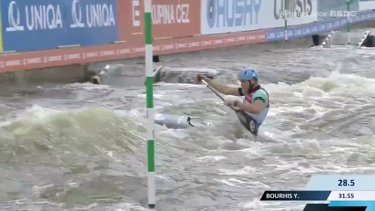 Lukas Rohan Czech Republic Semi-Final / 2023 ICF Canoe-Kayak Slalom ...