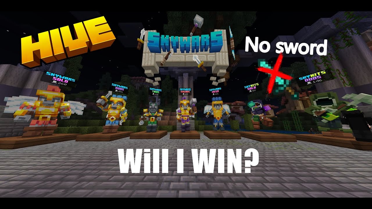 Hive skywars No Sword challenge... Must watch - YouTube