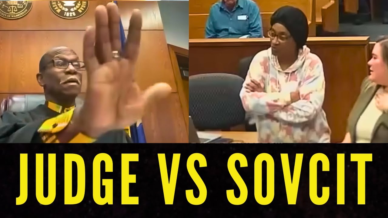Sovcit Woman YELLS at Judge Over Zoom, Loses Voice in Courthouse! - YouTube