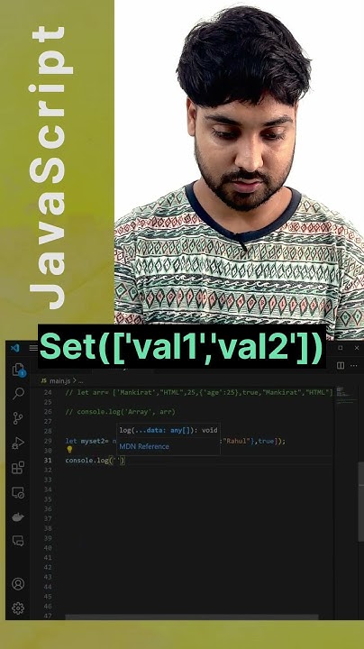 Set In Javascript Youtube