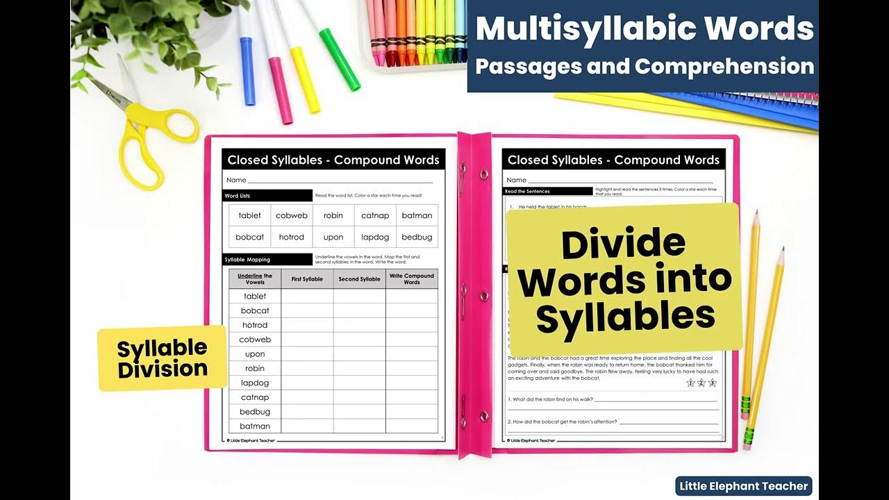Multisyllabic Words Reading Comprehension Passages - YouTube