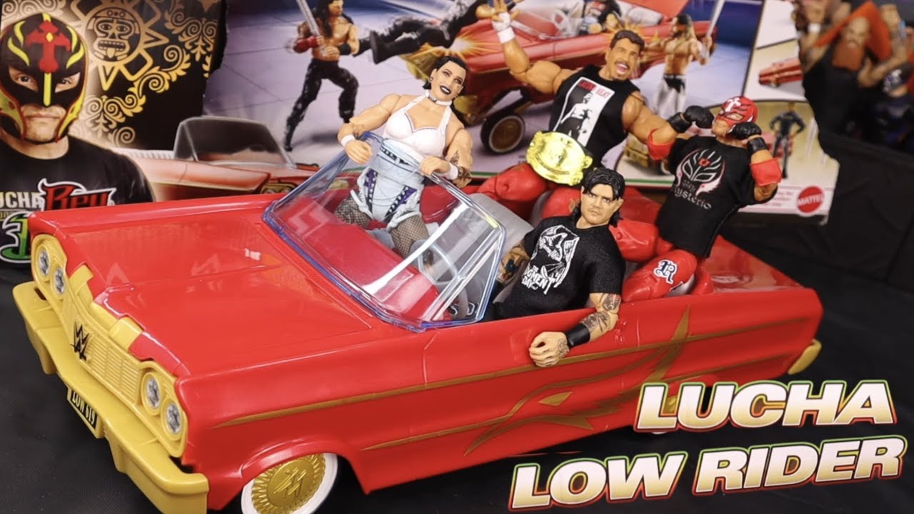WWE Action Figure LUCHA LOW RIDER Playset Review/Unboxing - YouTube