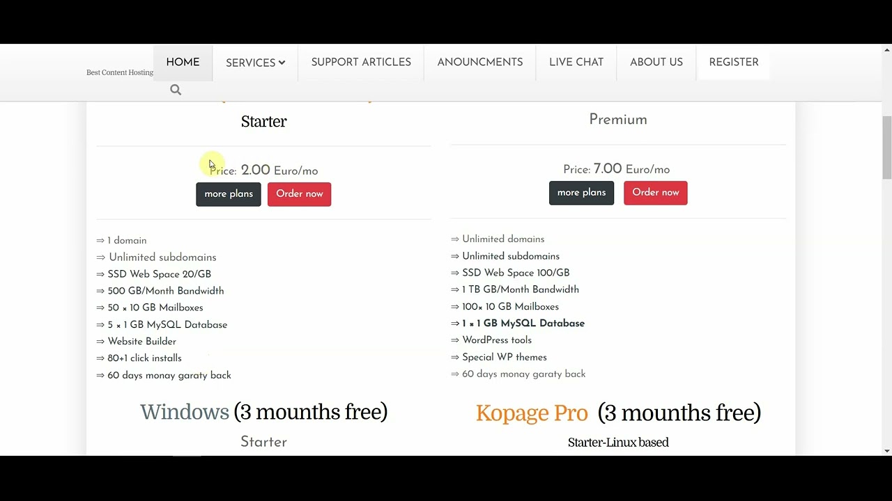 How to hosting step by step - Linux starter plan in deep -part1 - YouTube