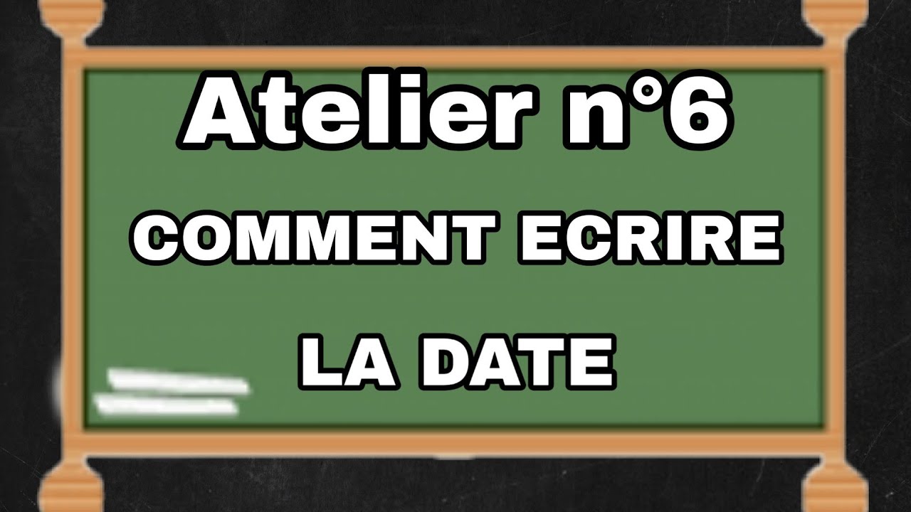 COMMENT ÉCRIRE LA DATE AVEC UN CALENDRIER PERPÉTUEL ( Les Ateliers De ...