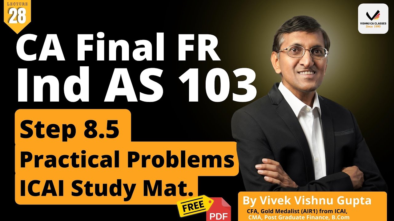 Ind AS 103 Acquisition Method | Practical Problems from ICAI study ...