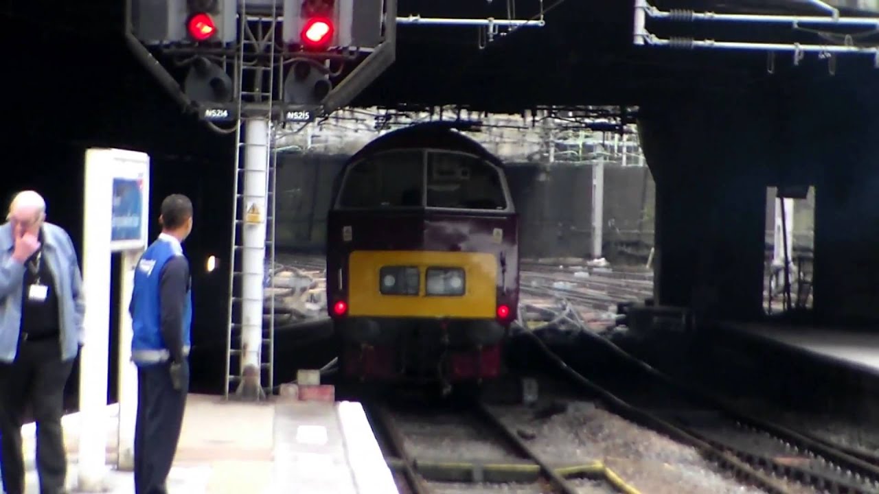 BR D1015 Western Champion, 0Z52 departing Birmingham New Street (6th ...