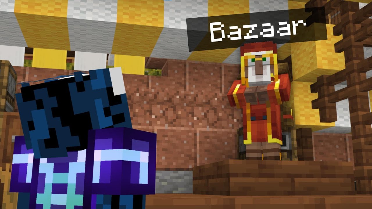 The Bazaar is Here! CraftersMC Skyblock #25 - YouTube