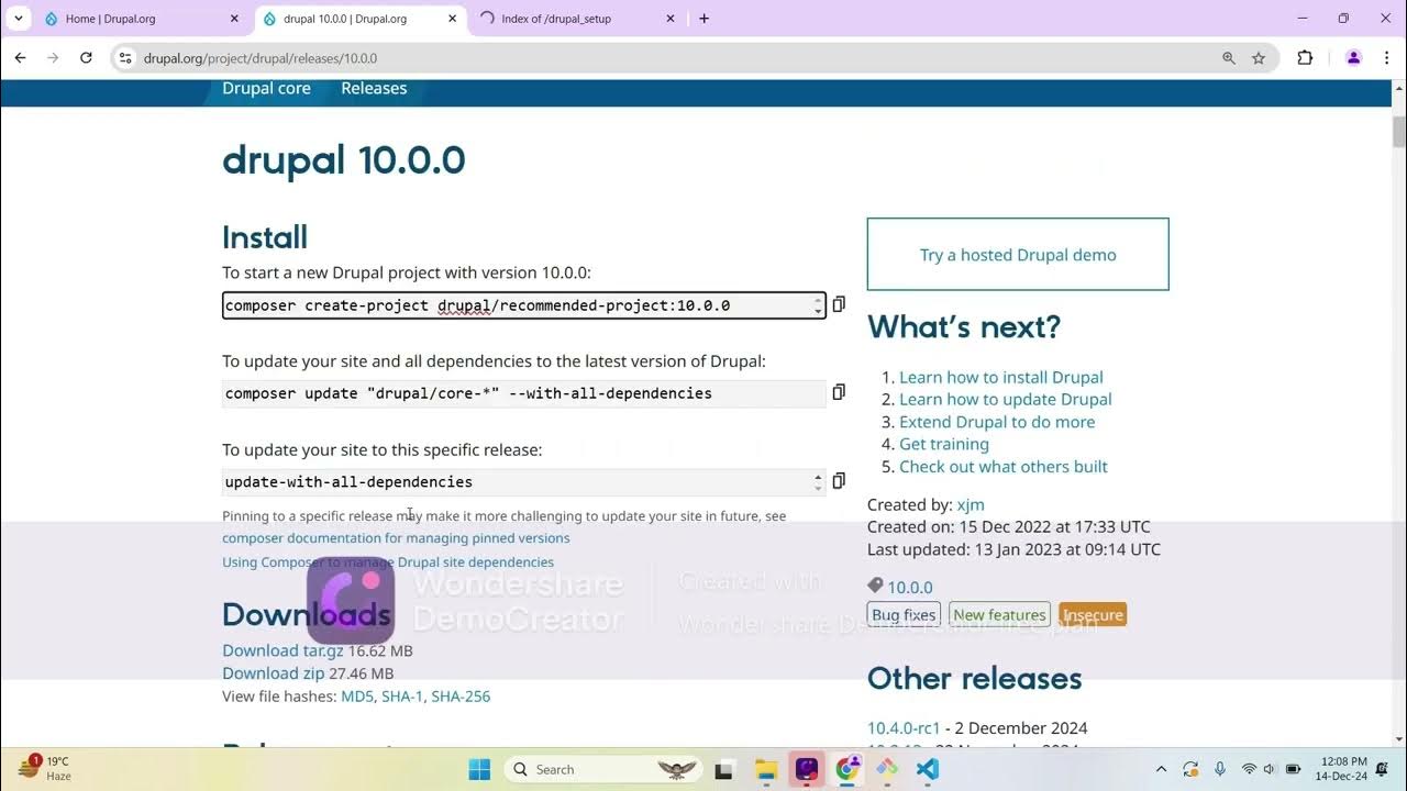 How to install Drupal 10, 11 Using Composer - YouTube