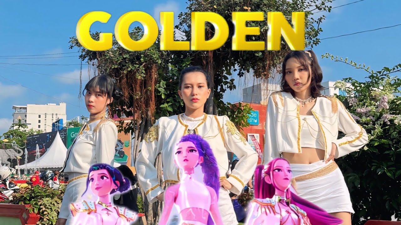 [KPOP IN PUBLIC] HUNTRIX - GOLDEN DANCE COVER From indonesia #huntrix # ...