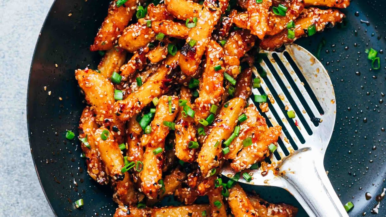 chilli potato recipe chilli potato chilli fast food chilli potato kaise ...