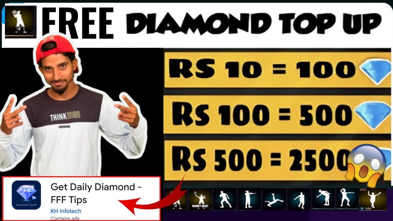 Get Daily Diamond FFF Tips App | Free Diamonds in Free Fire | How To ...