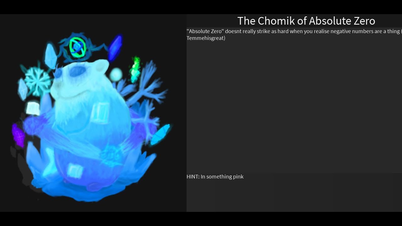 How to get The Chomik of Absolute Zero - Find The Chomiks - YouTube