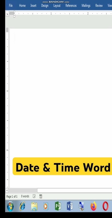 Date And Time Shortcut Keys In Word Wordtutorials Shorts Nicecomputertutorial Youtube