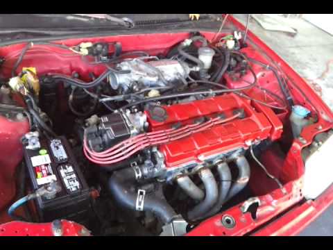 B18a1 ef first start - YouTube
