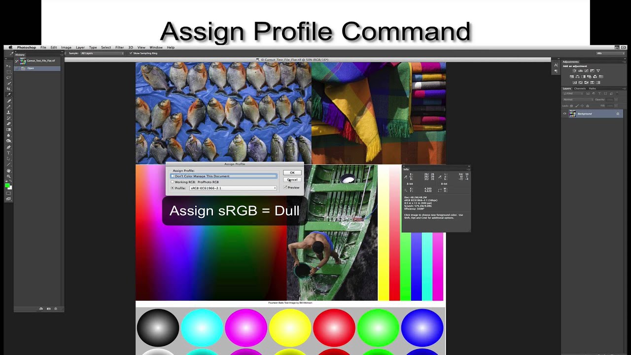 The benefits of wide gamut working spaces on printed output - YouTube