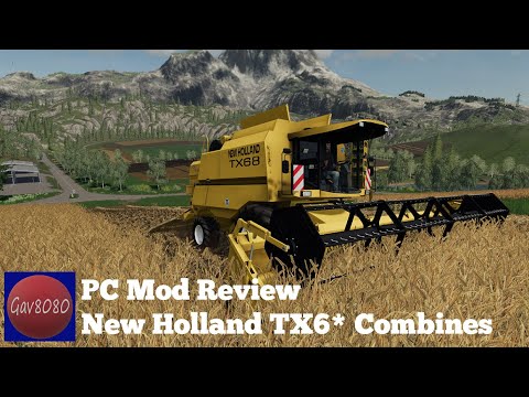 New Holland TX 65 - TX66 - TX68 Combines - Farming Simulator 19 Mod ...
