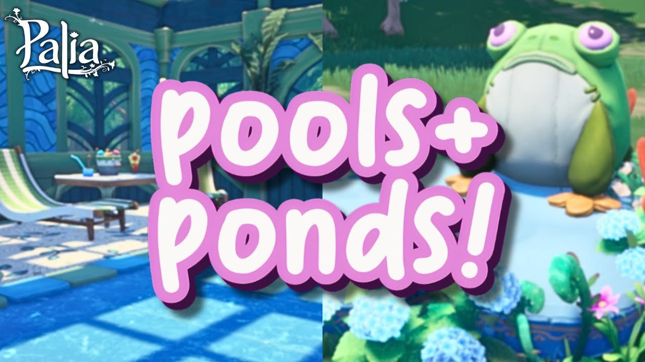 How to decorate with WATER in Palia?! Pond & Swimming Pool ideas! - YouTube
