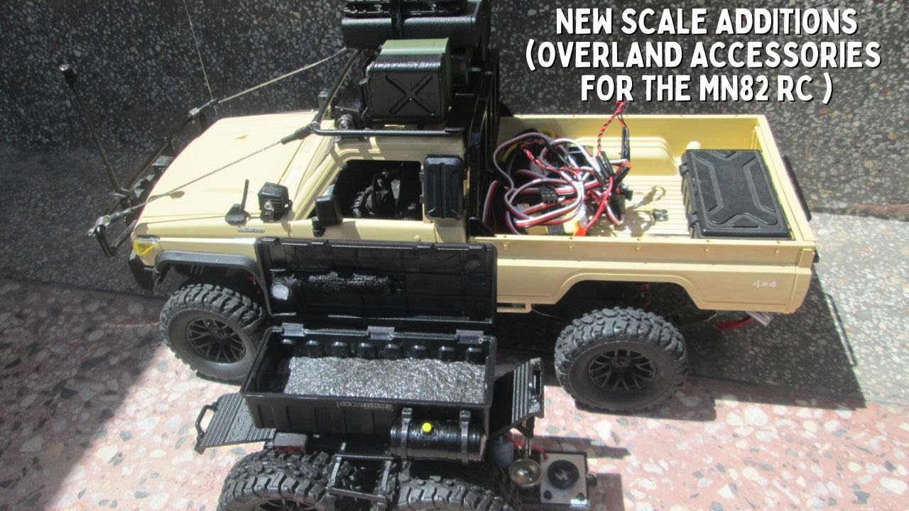 New Scale Additions for the Overland MN82 LC79 Toyota Landcruiser - YouTube