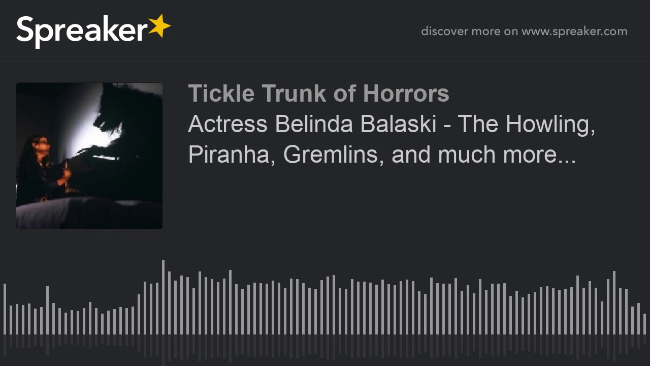 Actress Belinda Balaski - The Howling, Piranha, Gremlins, and much more ...