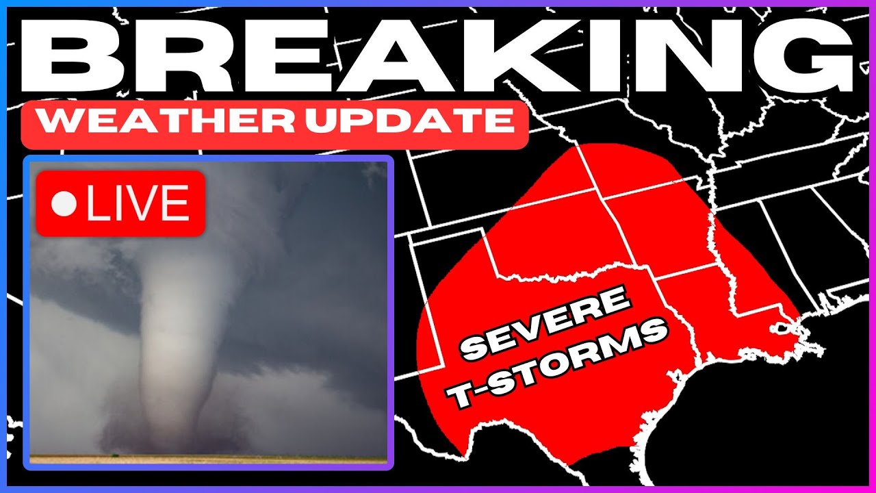 🔴ALERT: Severe Weather With Tornadoes Tomorrow & Monday! - YouTube