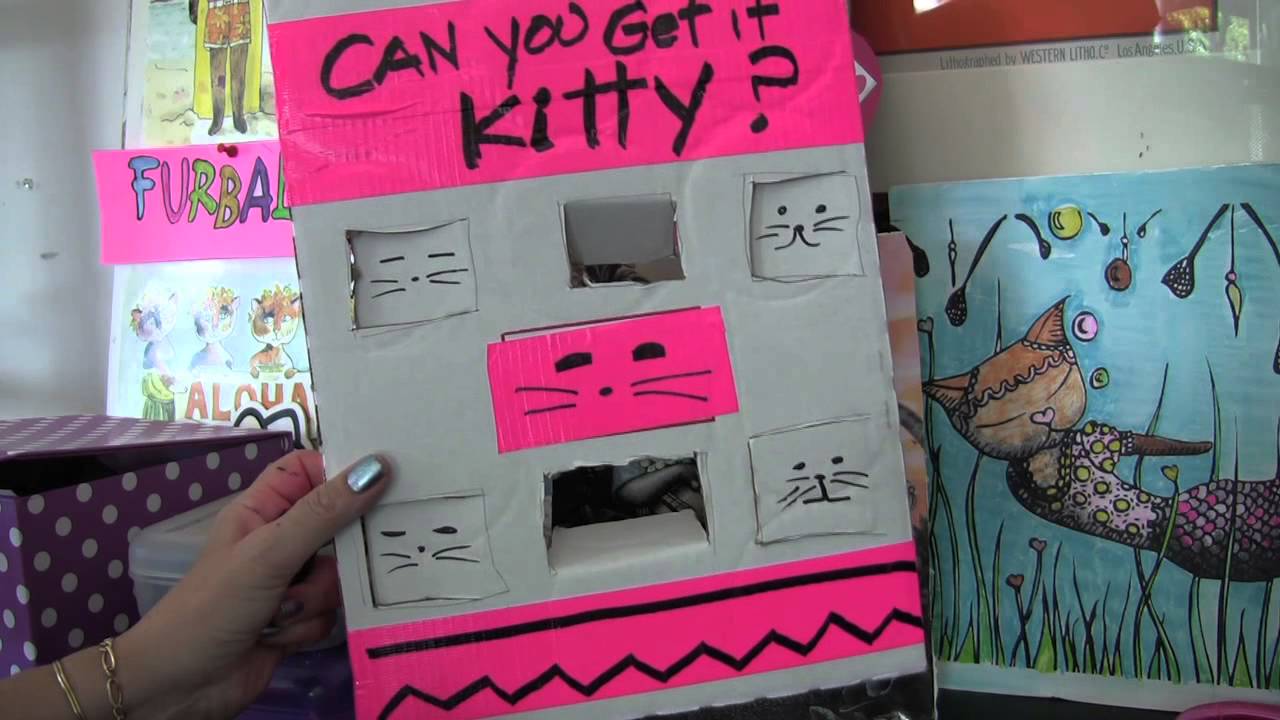 How to Make A Fun Kitty Game - Crafty Kitty Cats - YouTube
