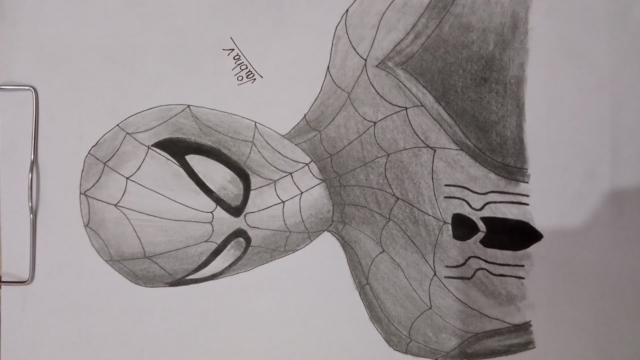 Spider man drawing 😉 shading - YouTube