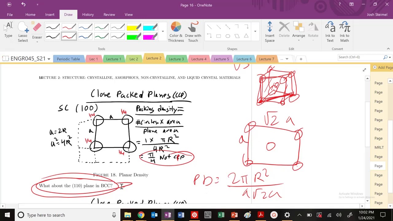 Planar Density Of 110 Plane In BCC Structure YouTube Planar Density Of 110 Plane In BCC Structure YouTube