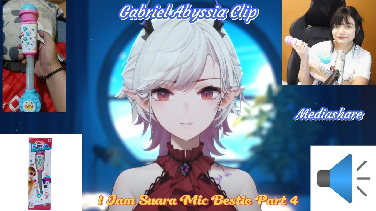 Gabriel Abyssia Clip : 1 Jam Suara Mic Bestie Part 4 (Mediashare) - YouTube