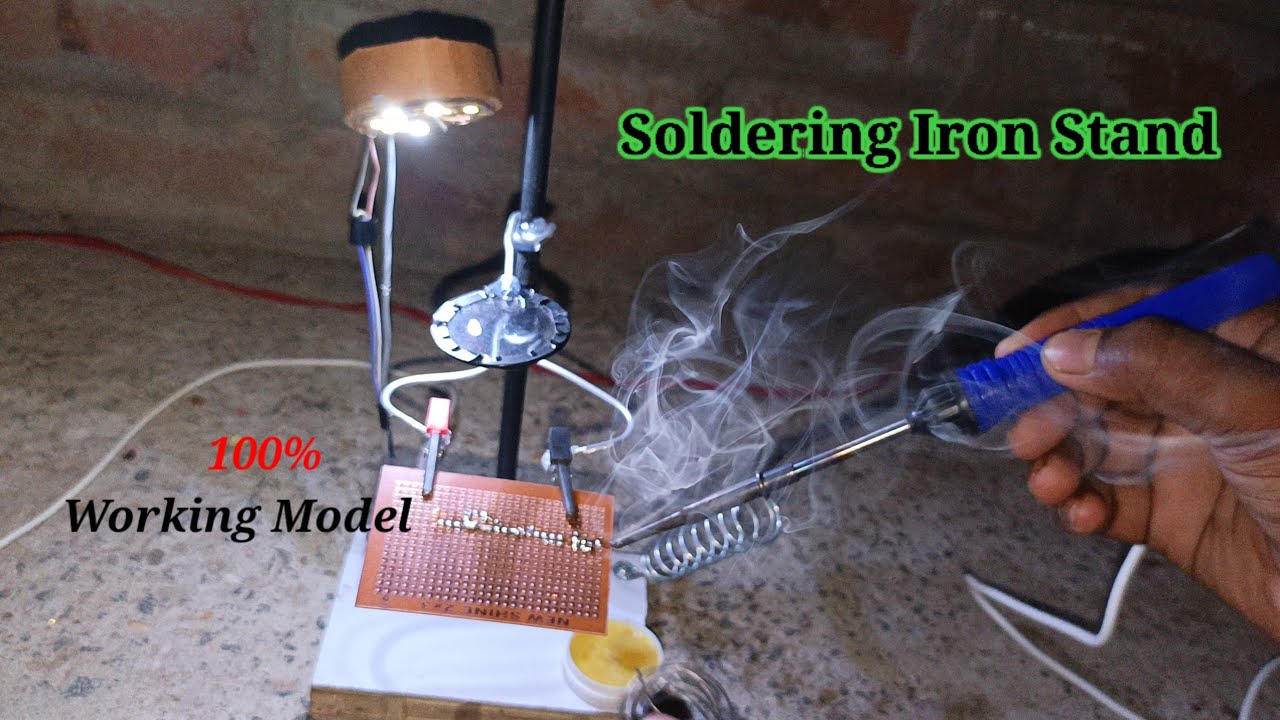 How To Make Soldering iron Stand #towerideas #howto #diy #soldring # ...