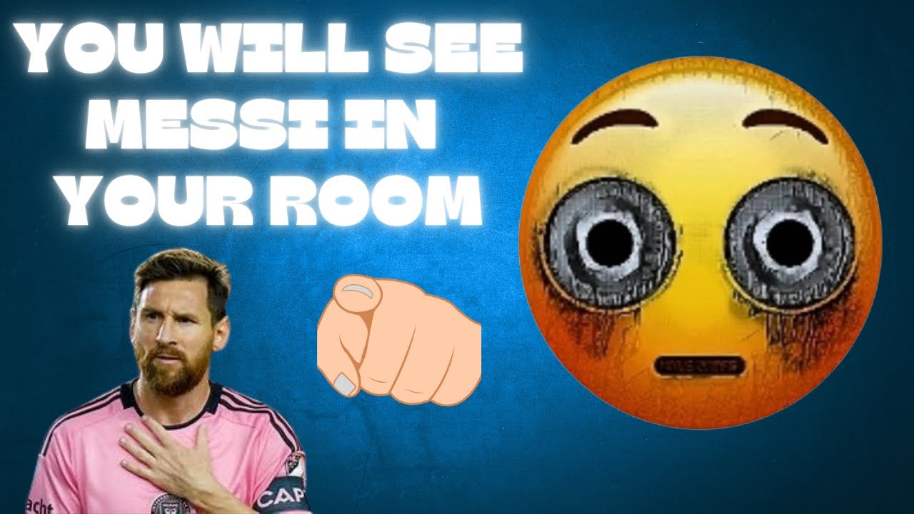 You will see Messi in Your Room for 5 Seconds! 😵‍💫😲 ( Eye Illusion ...