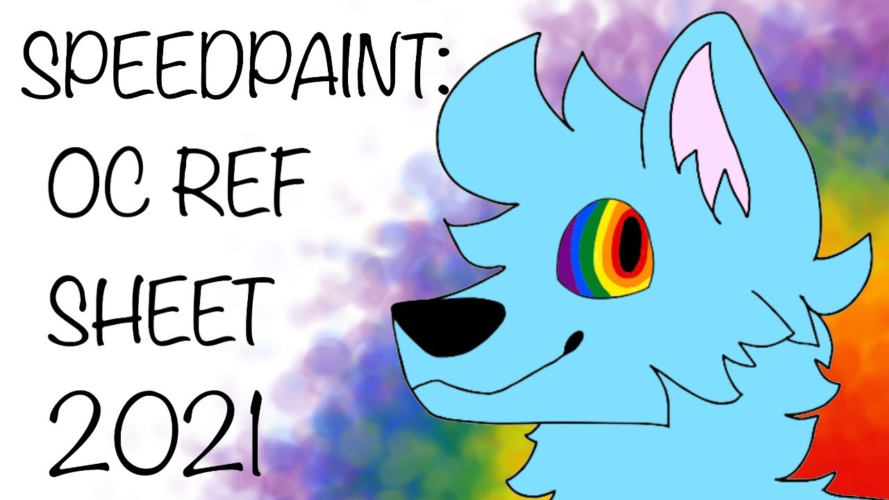 NOVA - Official OC 2021 Reference Sheet Speedpaint - YouTube