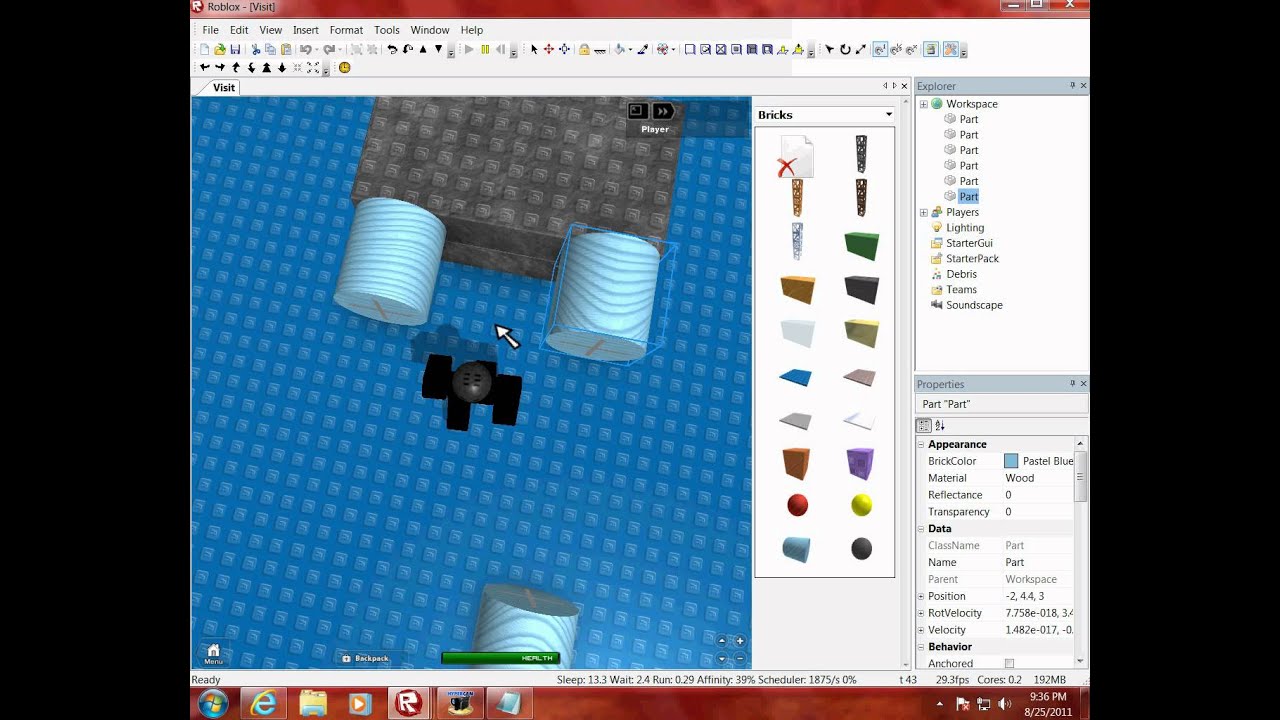 How to build a car on roblox (sample model) - YouTube