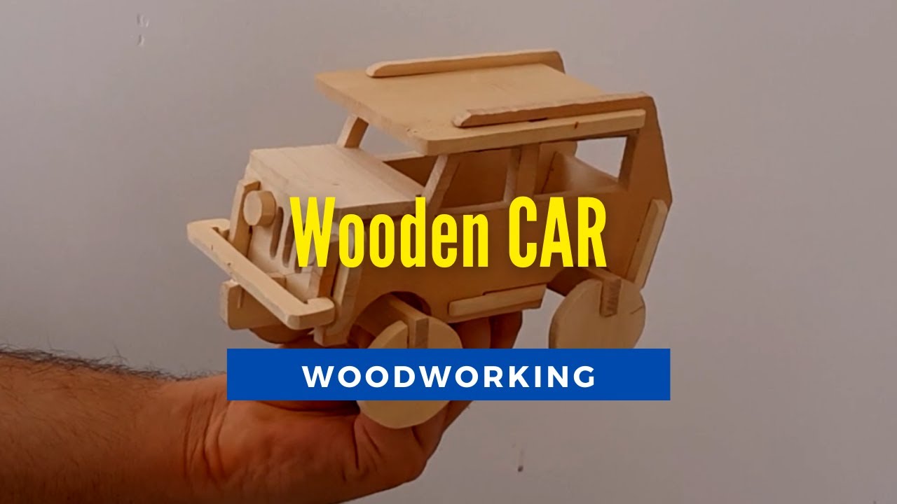 ! How to Make a Designable Wooden Car - YouTube