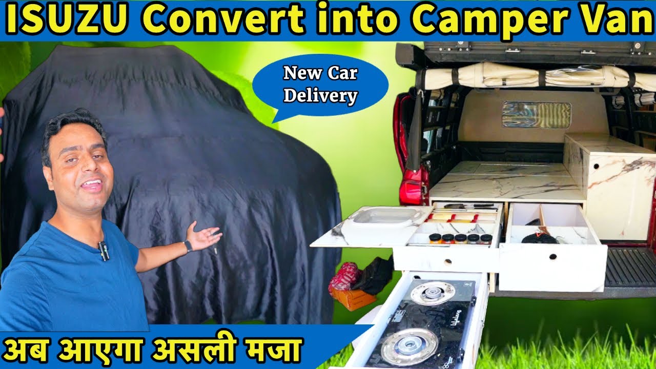 Finally ISUZU Camper Van बन ही गई | Camper Van Modification | Ep-3 ...