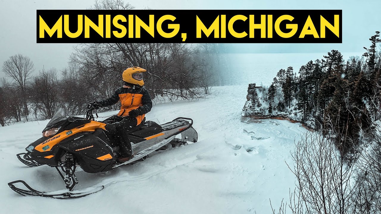 Upper Peninsula of Michigan Snowmobiling Trip 2022 | Munising, Michigan ...