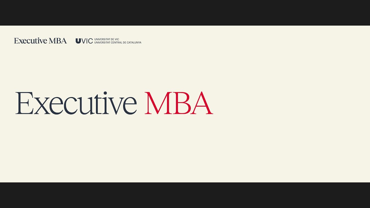 Executive MBA - UVic - YouTube