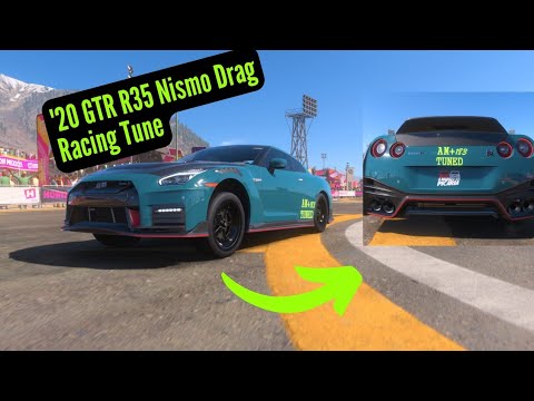 Forza Horizon 5 | '20 Nissan GTR R35 Nismo fastest drag racing tune ...