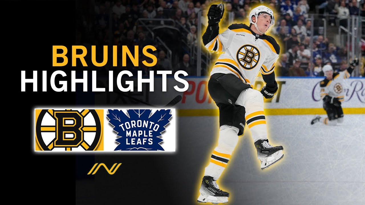 Bruins Highlights: Boston Goes Back And Forth With Toronto - YouTube