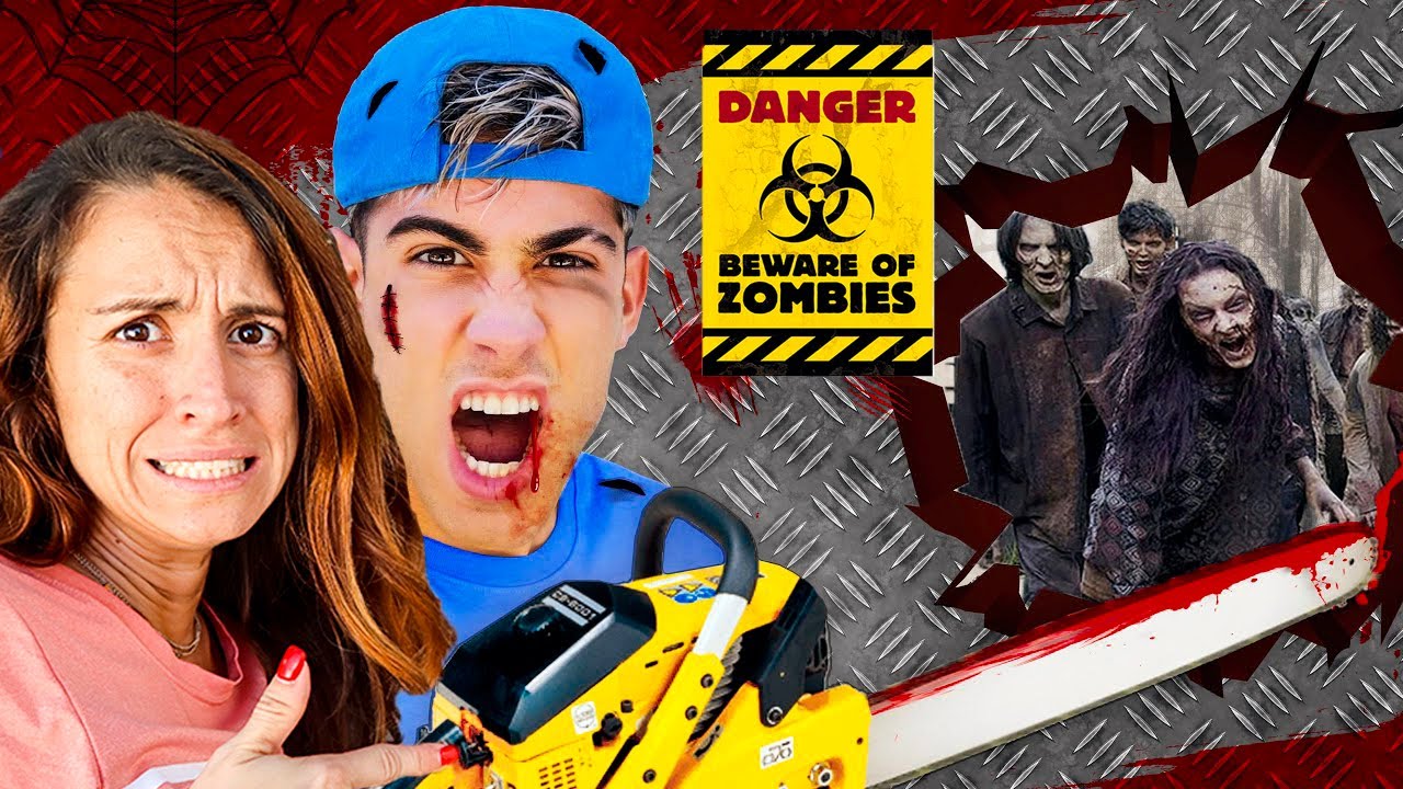 TRASPASAMOS LA ZONA ZOMBIE EN CUARENTENA!!! - YouTube