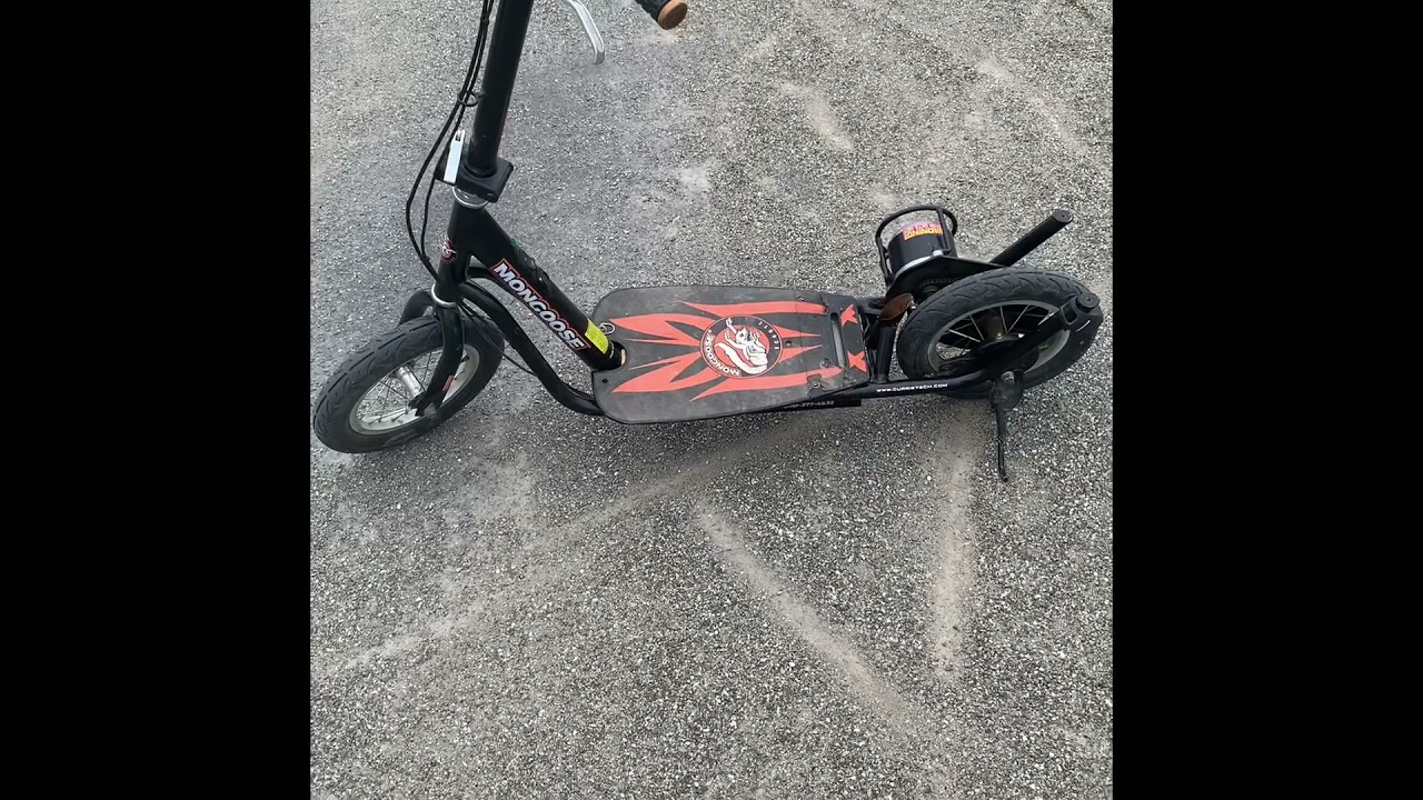 Mongoose M350 top speed run! - YouTube