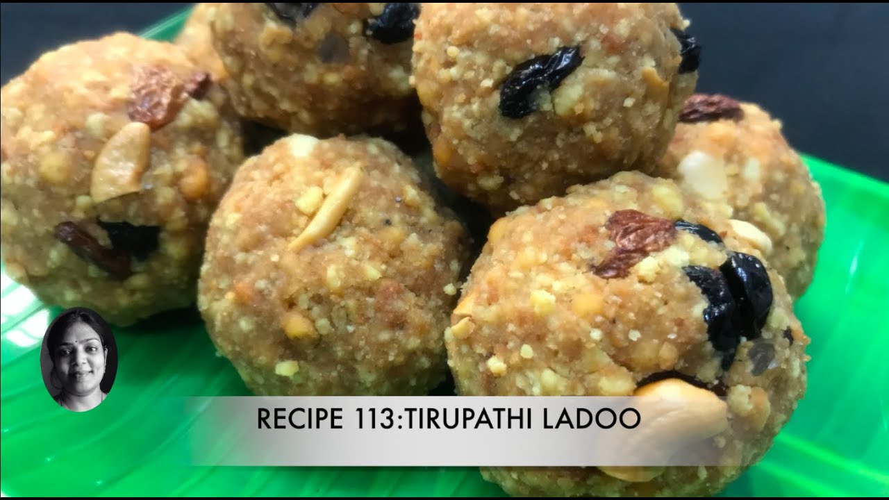 Tirupati Ladoo recipe - Recipe 113|Boondi laddu|Tirupati laddu|How to ...
