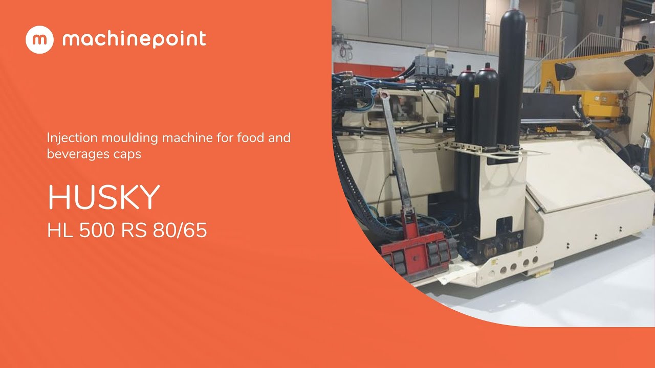 HUSKY HL 500 RS 80/65 Injection moulding machine for food and beverages ...