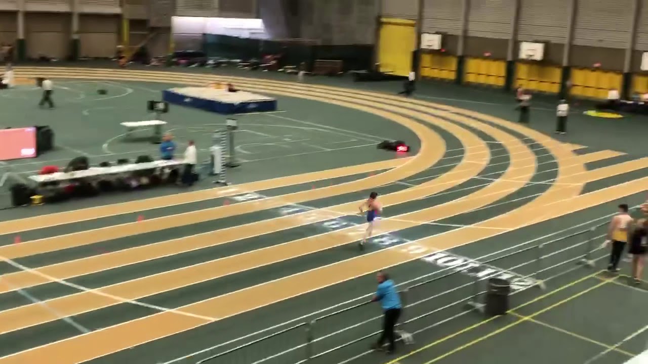300m u16 alberta indoor games 2020 - YouTube