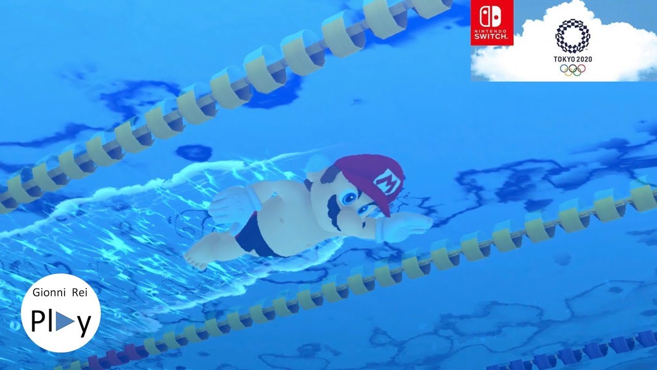 Mario NUOTO Olimpiadi 2020 Tokyo Nintendo Switch HD Gameplay - con ...