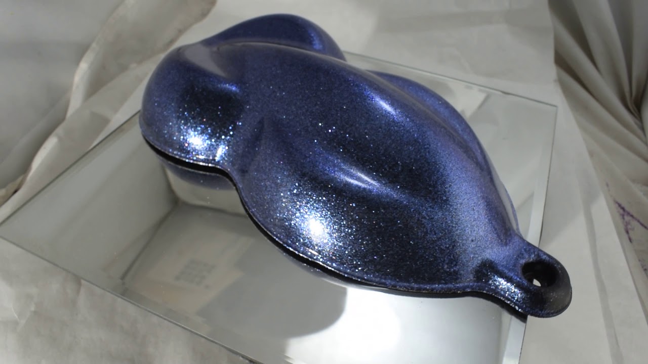 Super Blue Pearl Pigments Color Samples - YouTube